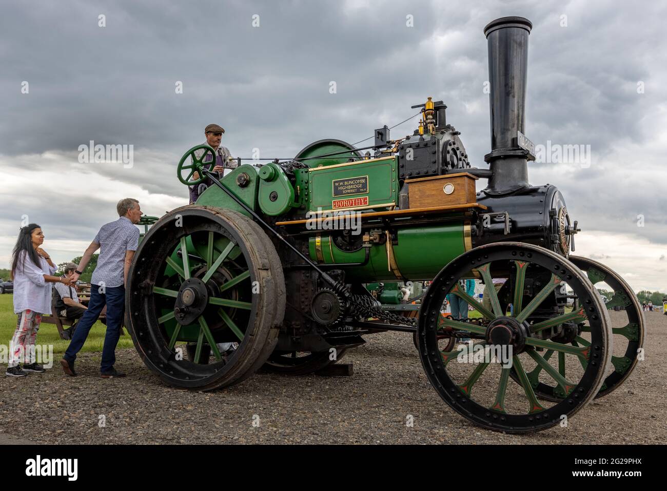 1914 Clayton & Shuttleworth Steam Engine 'Dorothy' on display at the ...