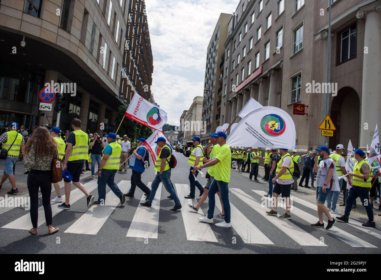 Solidarnosc flags hi-res stock photography and images - Alamy