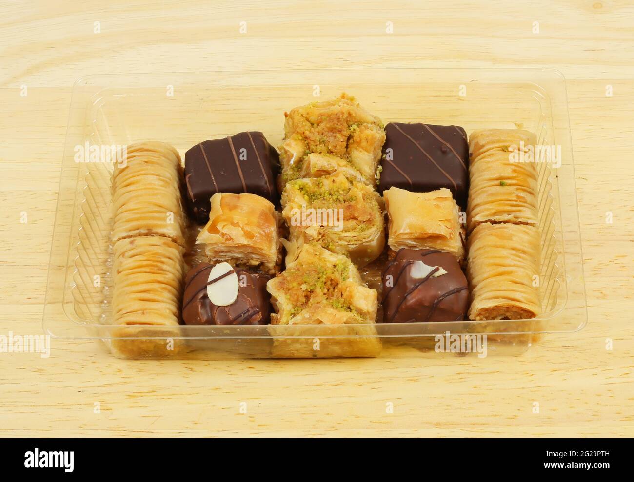 Baklava in tray hi-res stock photography and images - Alamy