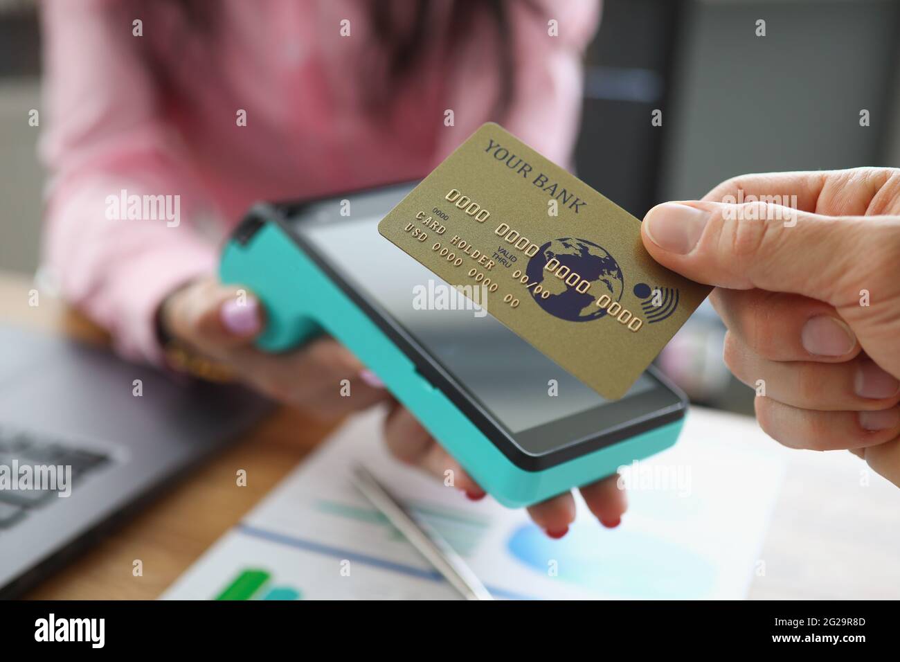 Applying for credit card hi-res stock photography and images - Alamy