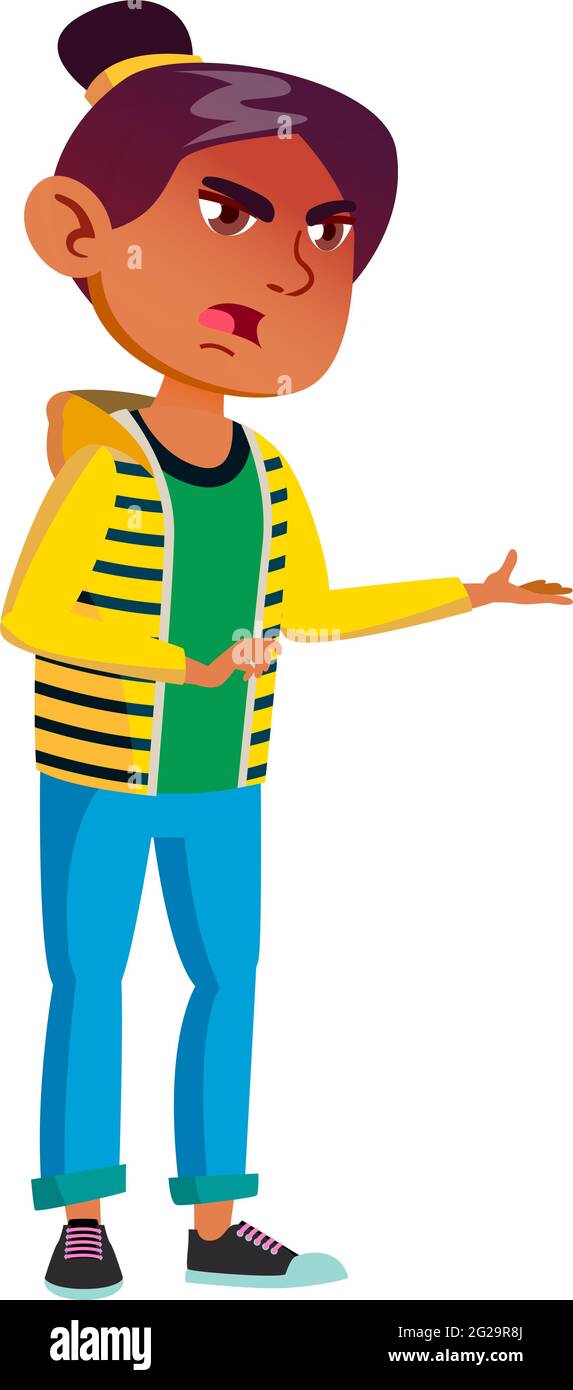 angry girl swearing cartoon vector Stock Vector Image & Art - Alamy