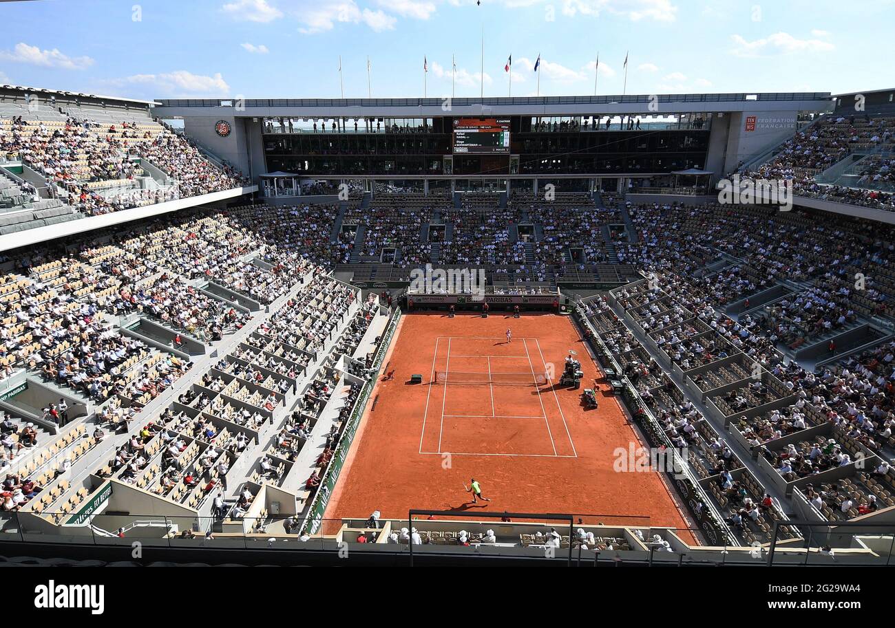 Paris, Fra. 09th June, 2021. Paris, Roland Garros, French Open Day 11 ...