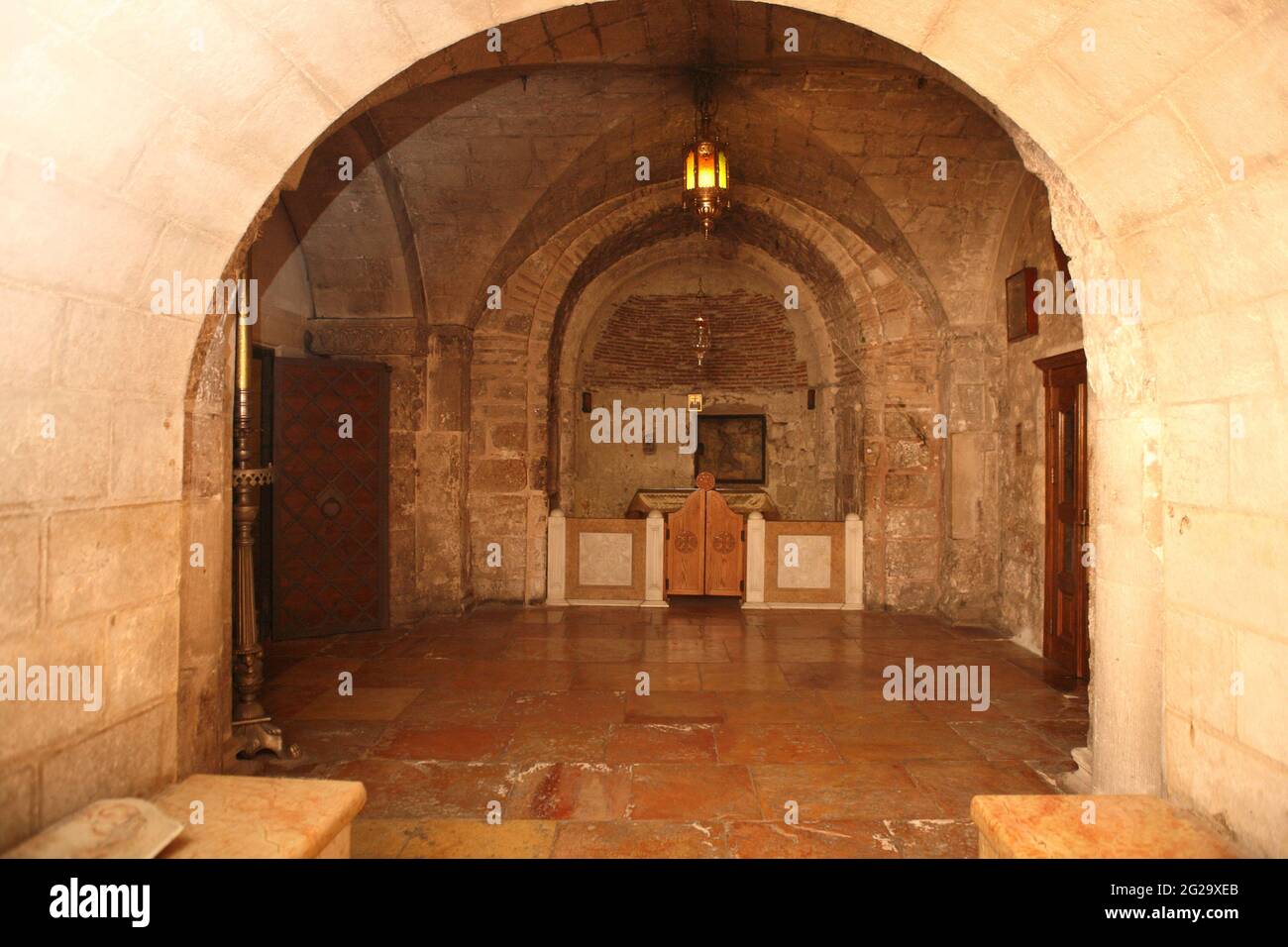 Adam's Chapel where Adam's skull and remains were laid to rest, Jesus ...