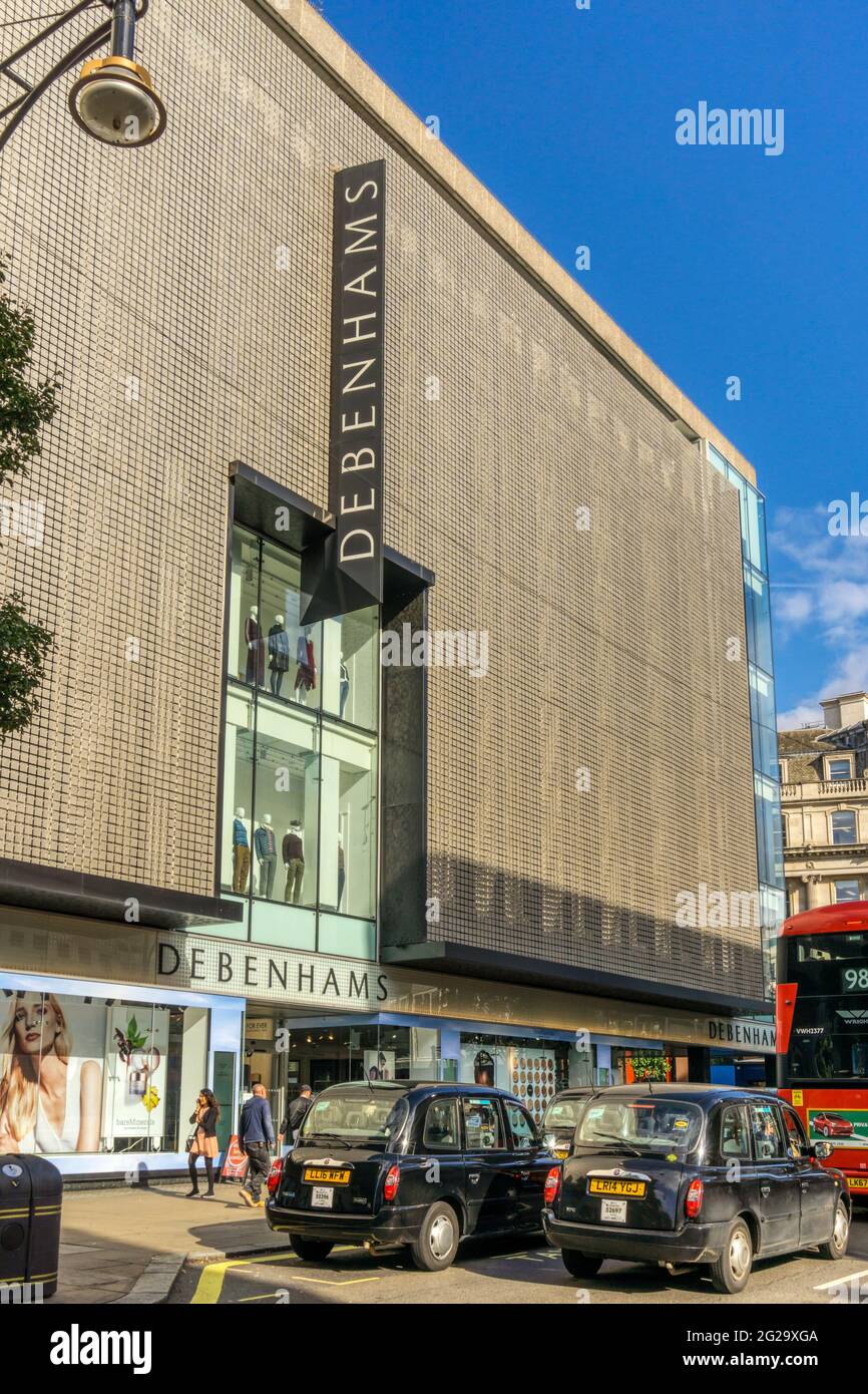 Debenhams oxford street hi-res stock photography and images - Alamy