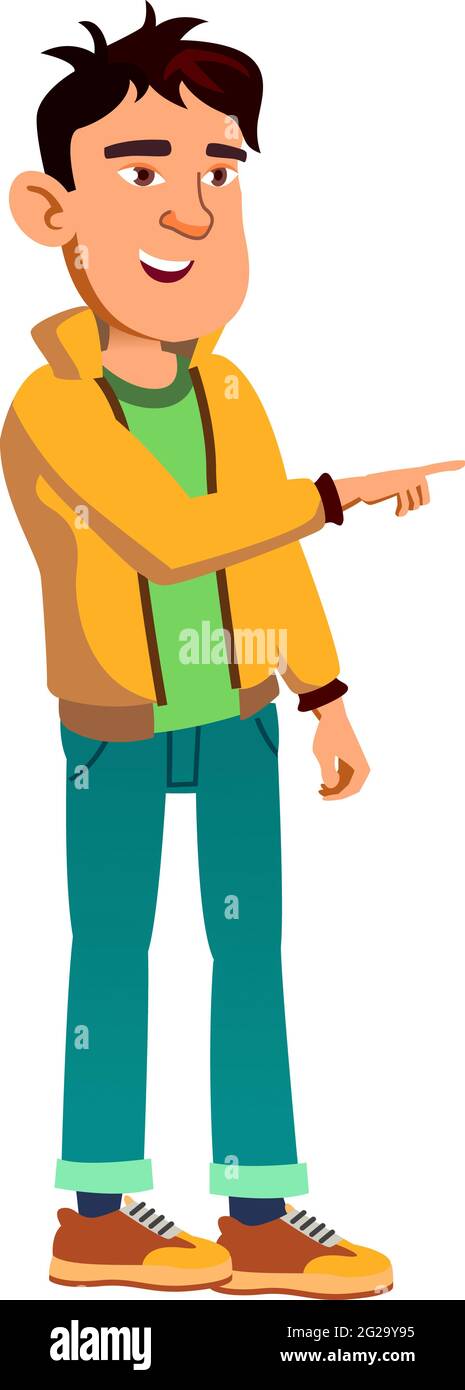 Cartoon boy laughing pointing hi-res stock photography and images - Alamy