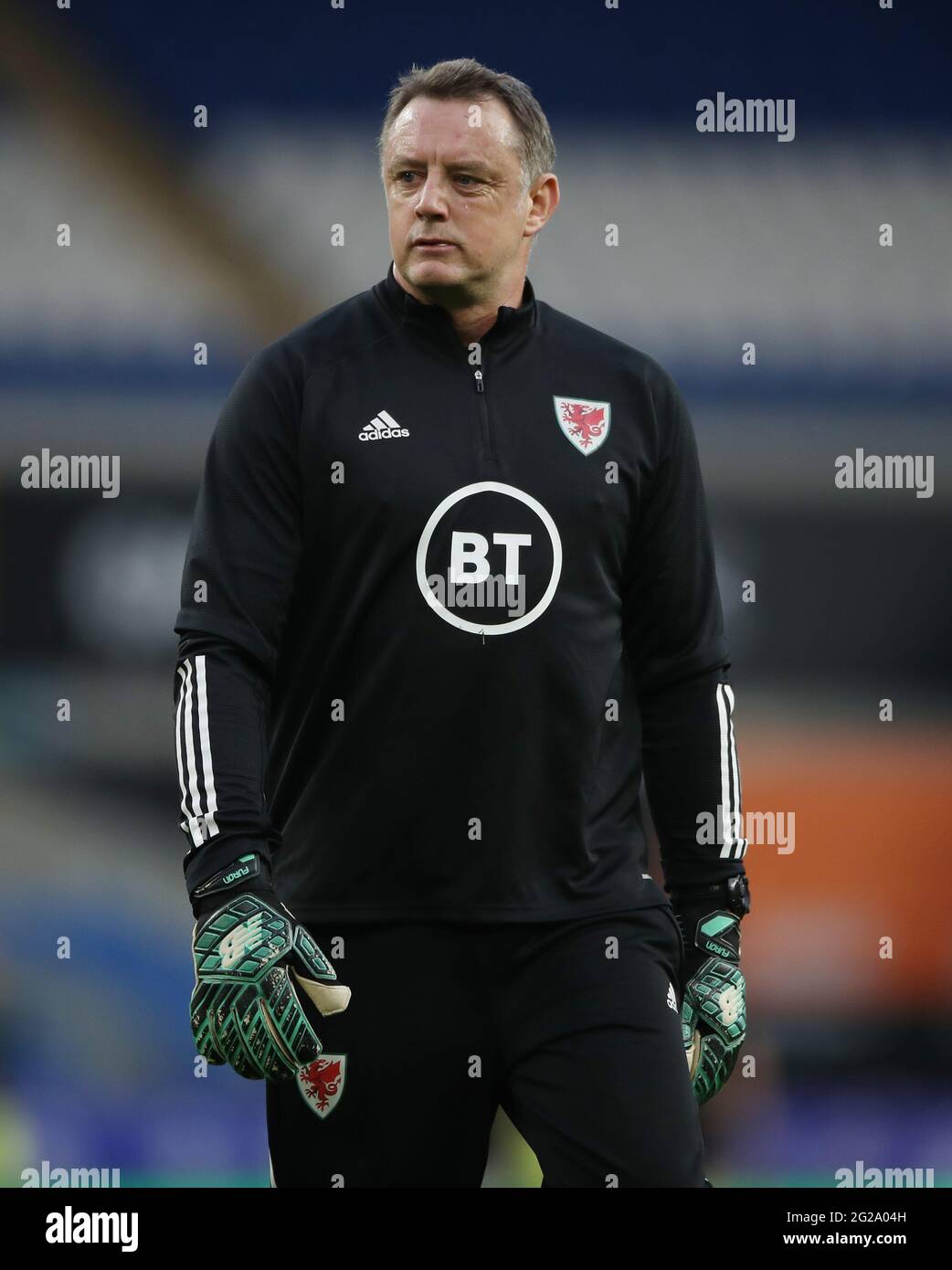Wales goalkeeper coach Tony Roberts during the 2022 FIFA World Cup ...