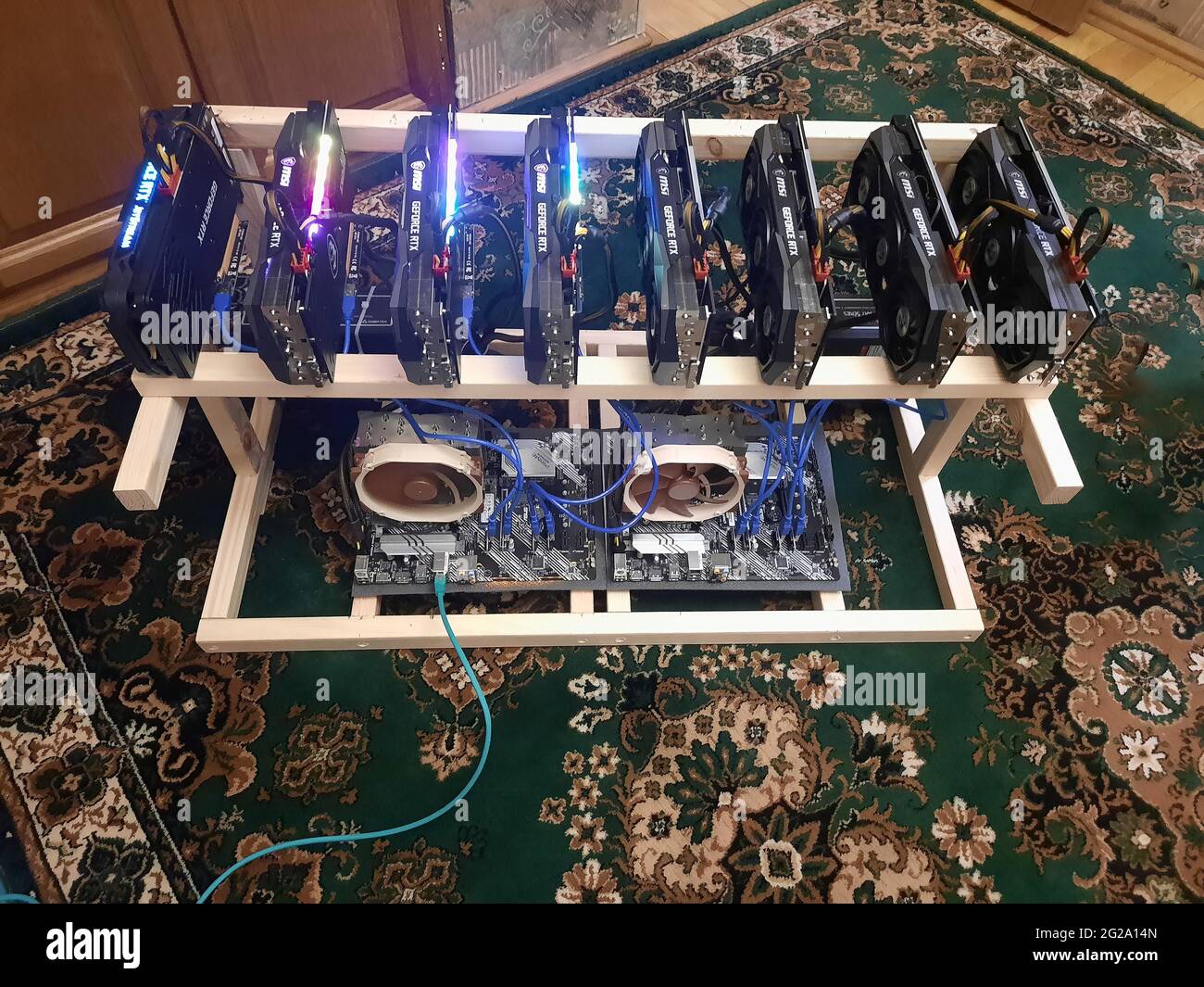 Setting up a cryptocurrency mining rig with optimal operating ...