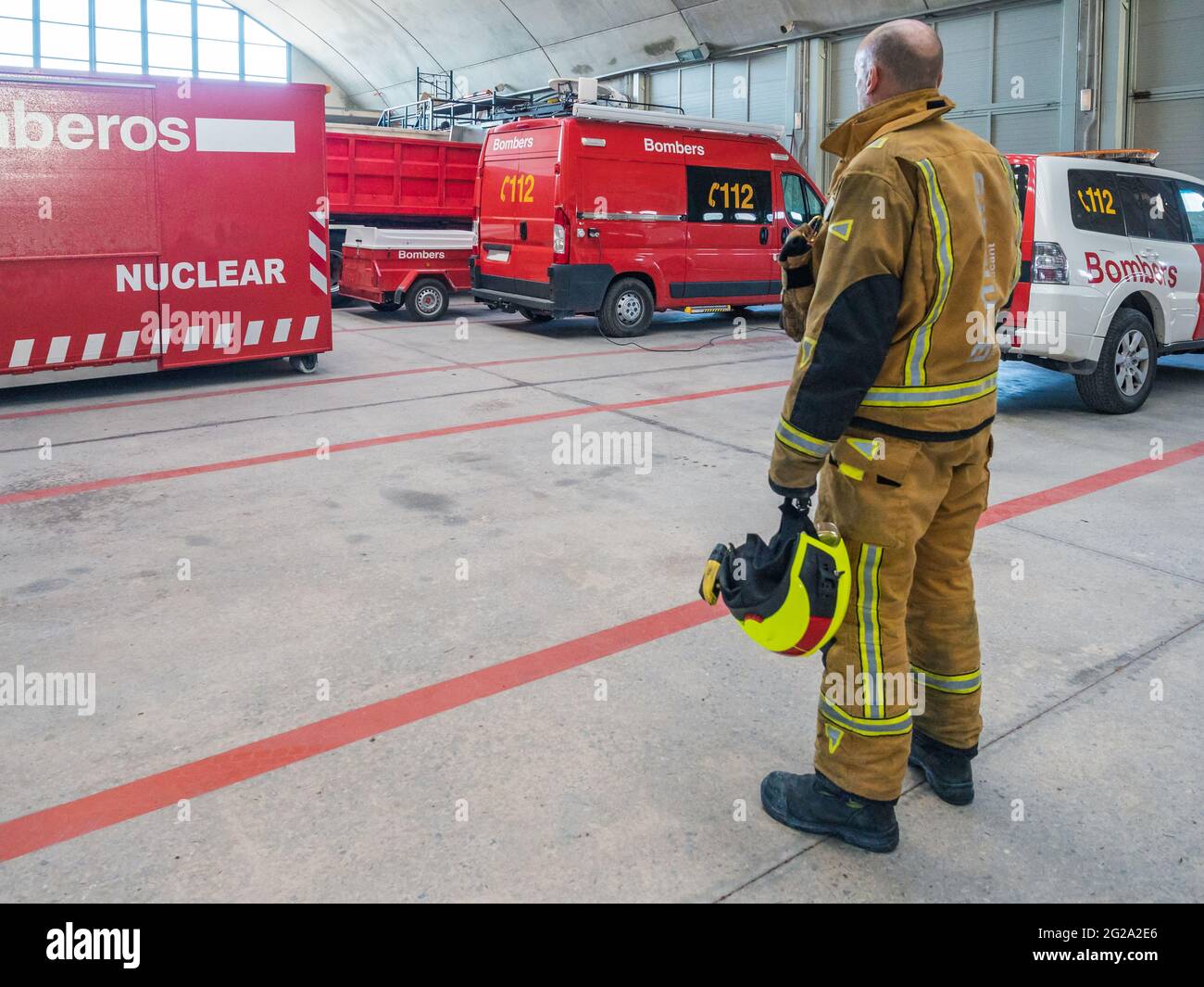 Bald fireman hi-res stock photography and images - Alamy
