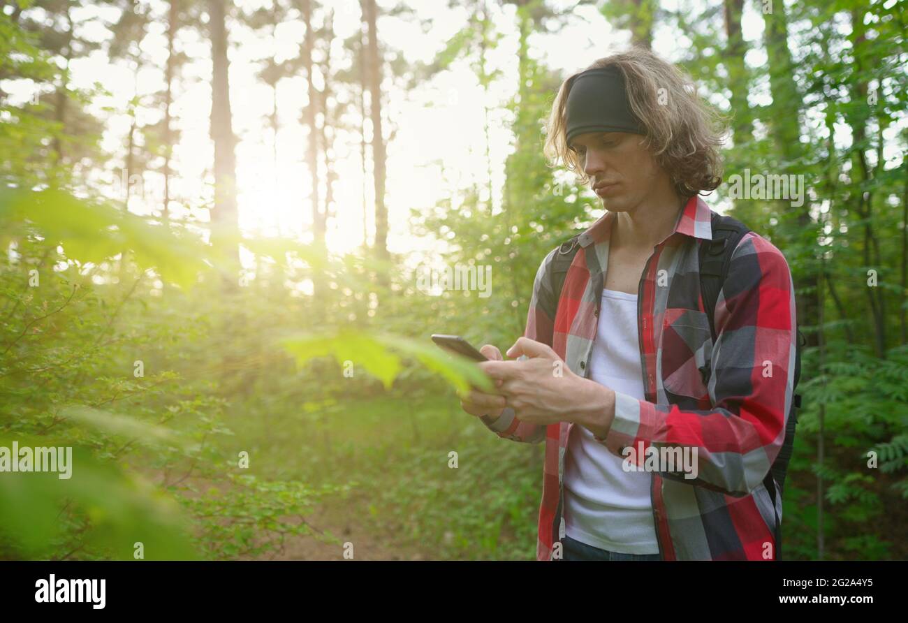 Man lost in nature hi-res stock photography and images - Alamy