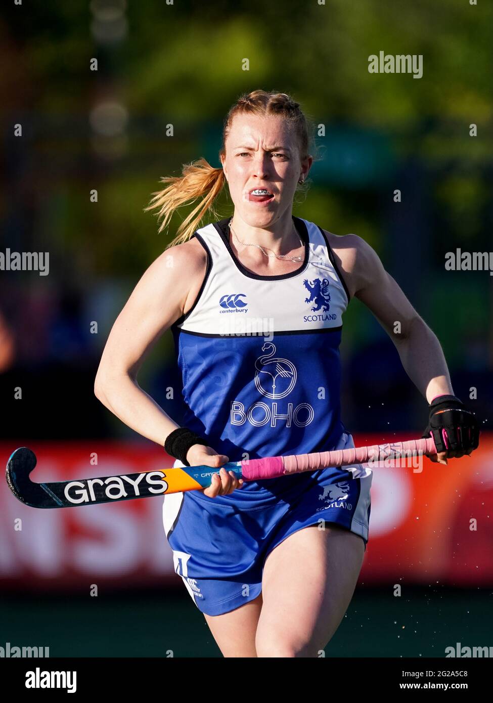 AMSTELVEEN, NETHERLANDS - JUNE 9: Sarah Jamieson of Scotland during the ...