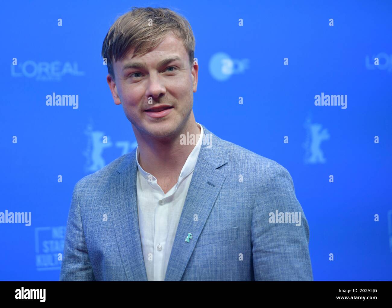 Berlin, Germany. 09th June, 2021. Actor Albrecht Schuch arrives at the ...