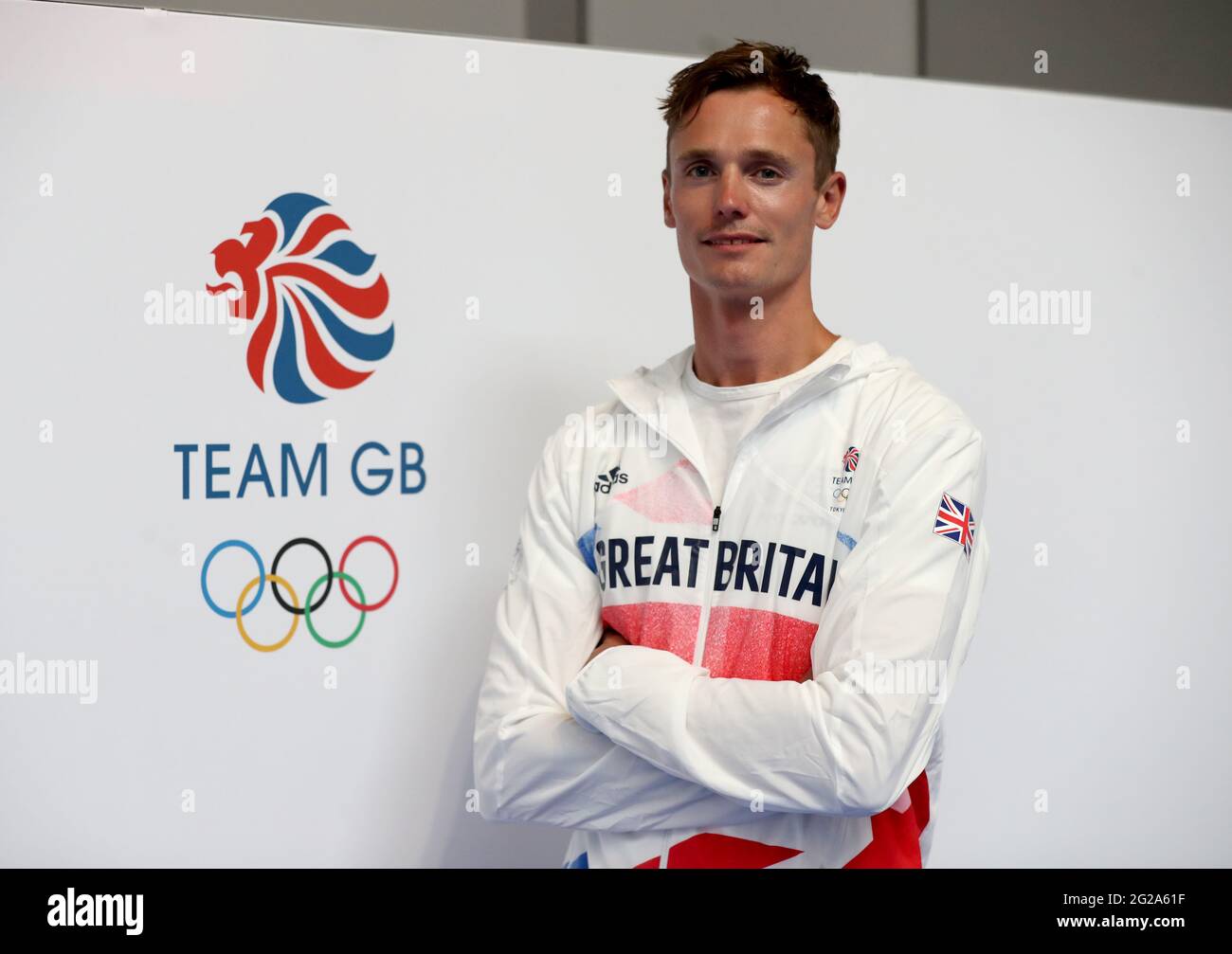 Great Britain's Chris Grube during the kitting out session for the ...
