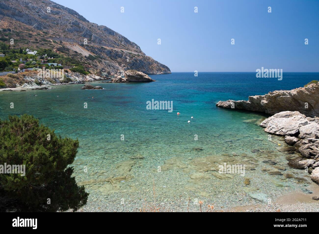 the sea of greek bay Stock Photo - Alamy