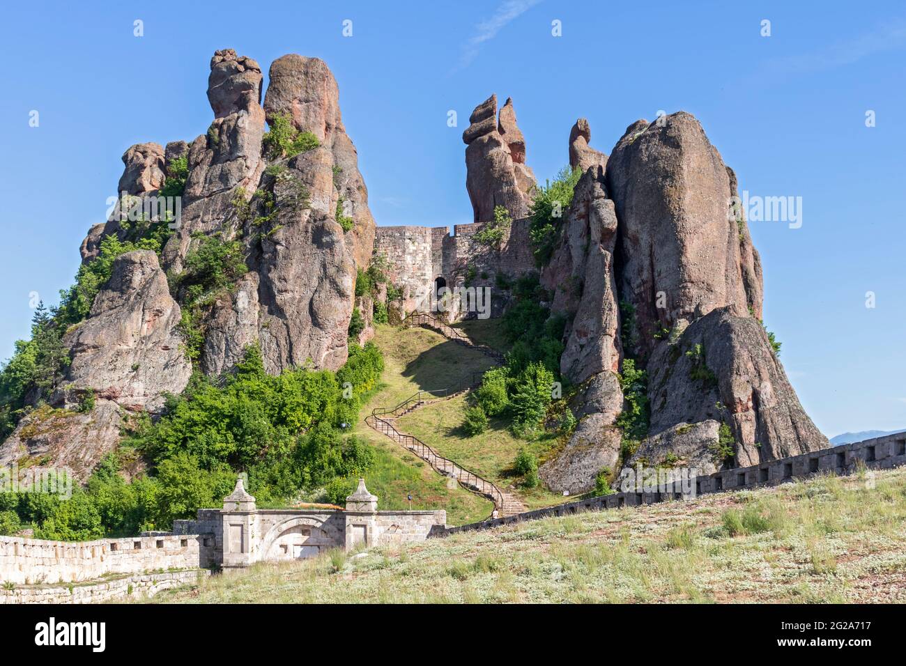 Amazing view of Belogradchik Rocks, Vidin Region, Bulgaria Stock Photo ...