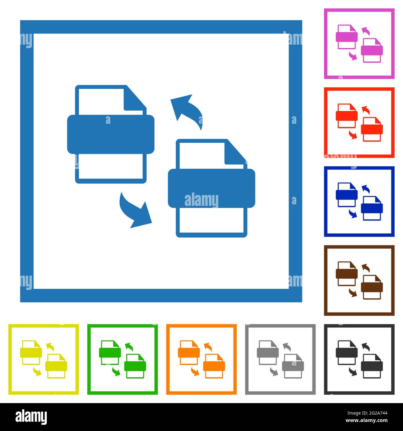 Attachments vector vectors hi-res stock photography and images - Alamy