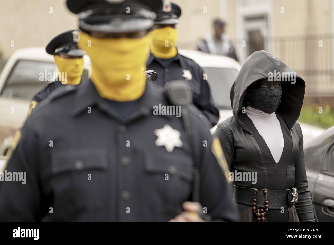 USA. A scene from the ©HBO new TV series : Watchmen (2019). Plot: Set ...