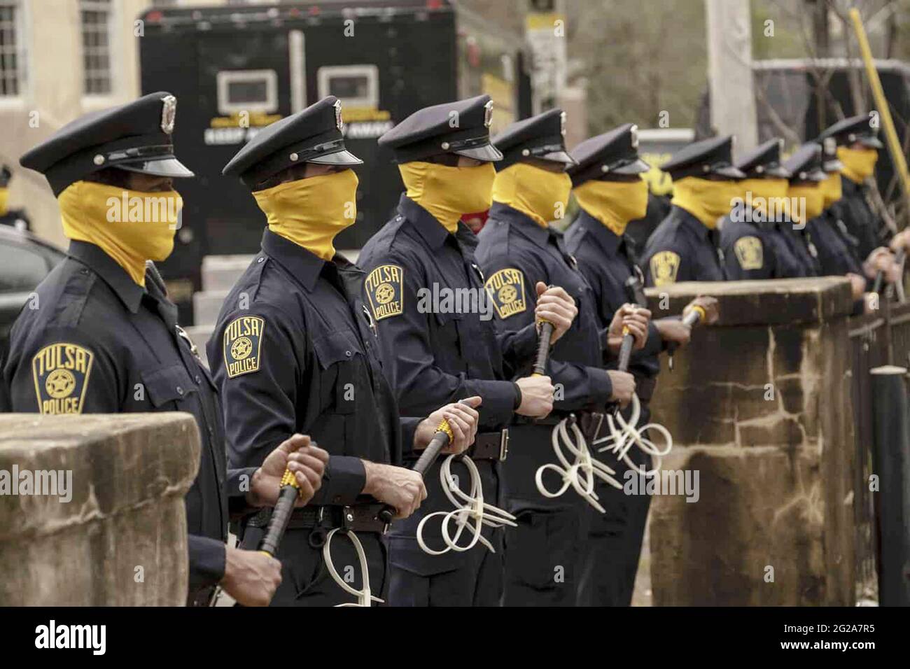 USA. A scene from the ©HBO new TV series : Watchmen (2019). Plot: Set ...