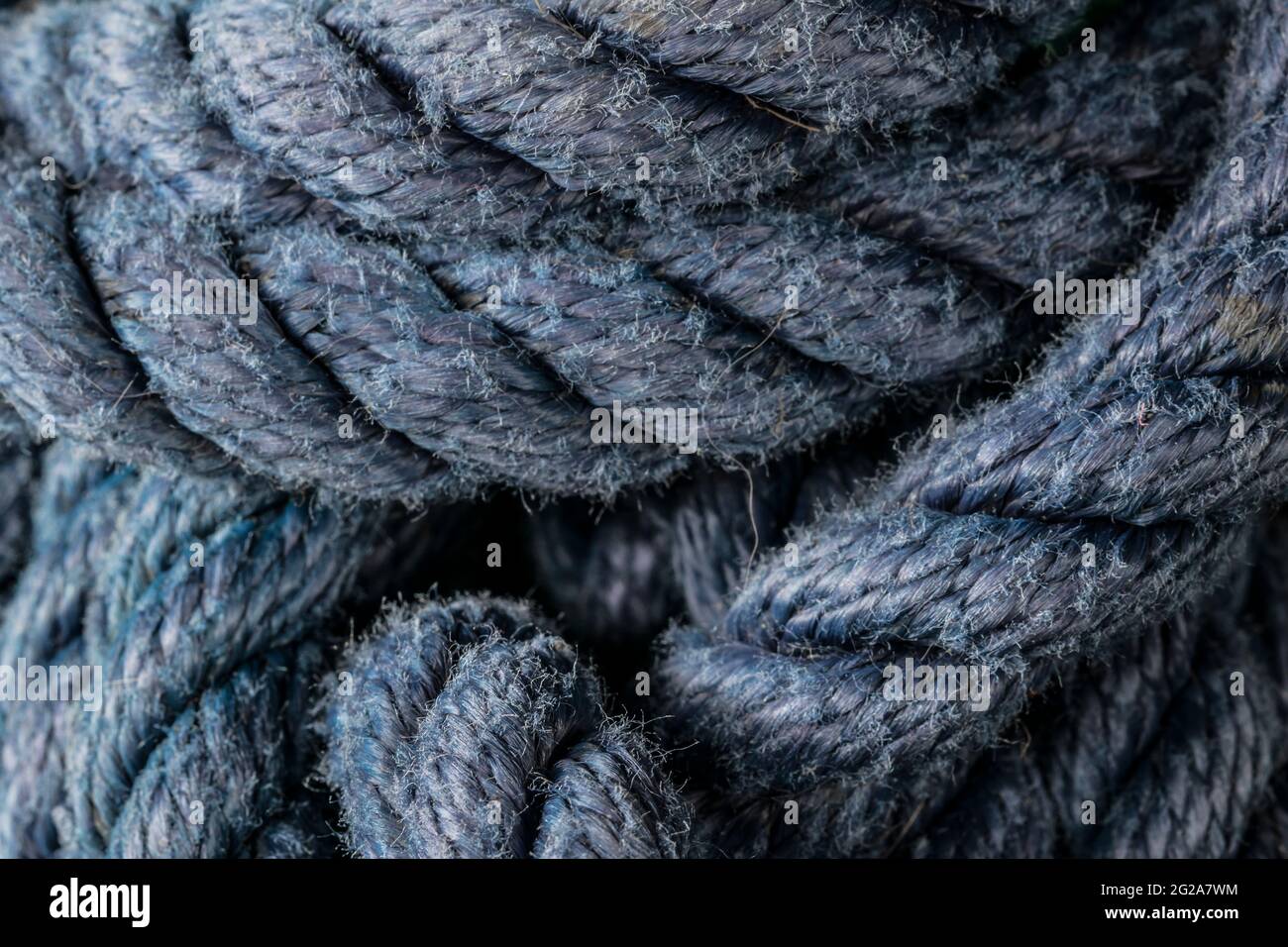 close up of a naval mooring rope Stock Photo - Alamy