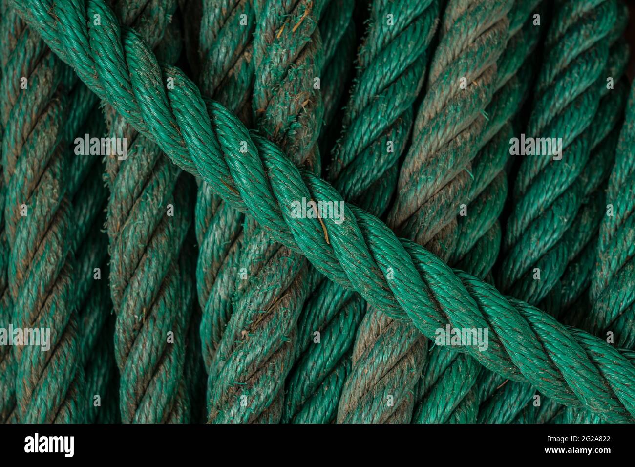 close up of a naval mooring rope Stock Photo - Alamy