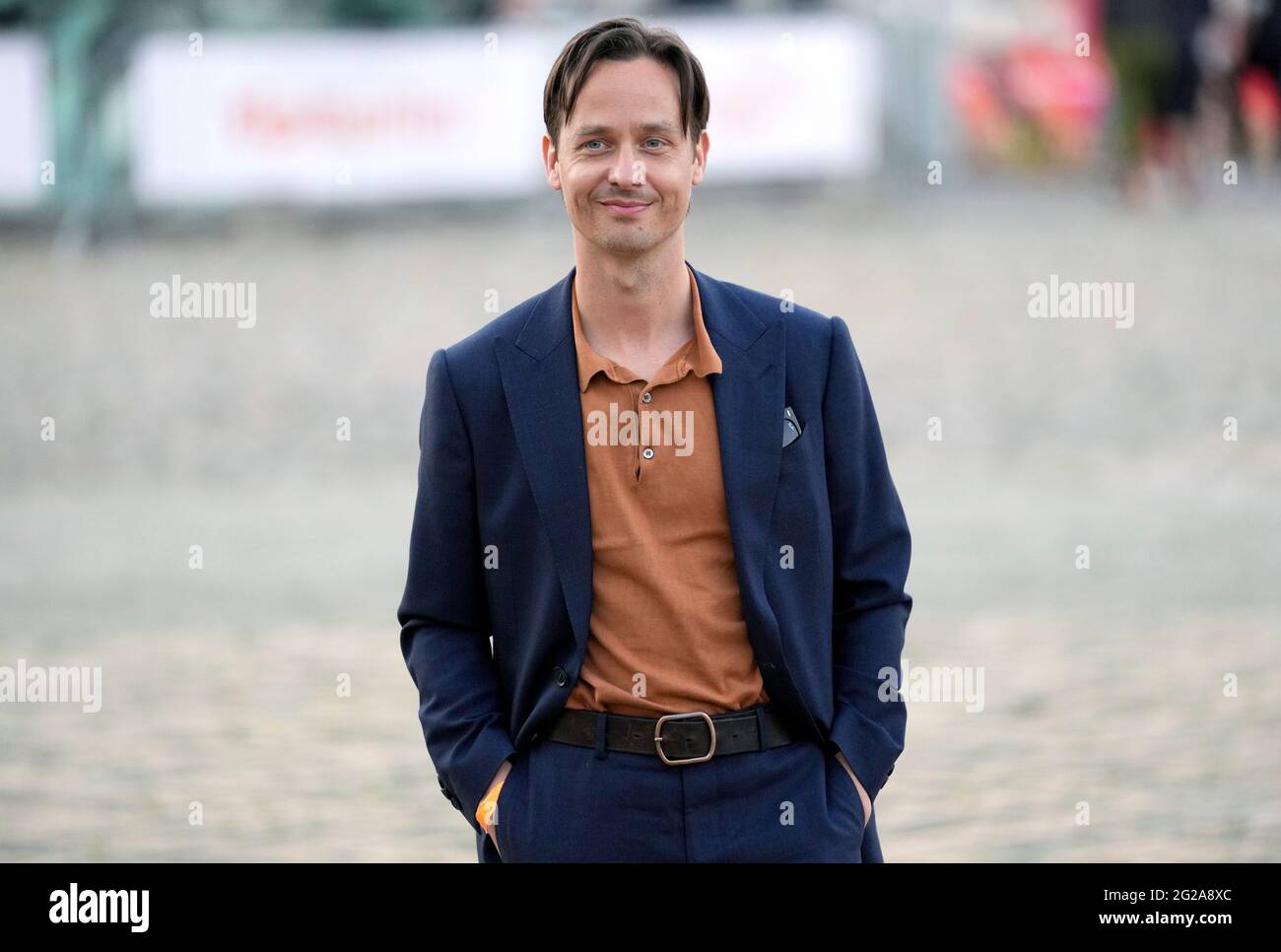 Berlin, Germany. 09th June, 2021. Actor Tom Schilling joins the comes ...