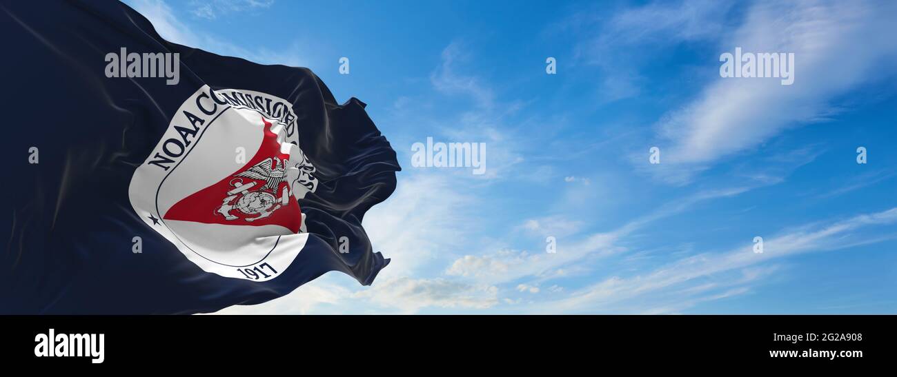 flag of National Oceanic and Atmospheric Administration Commissioned ...