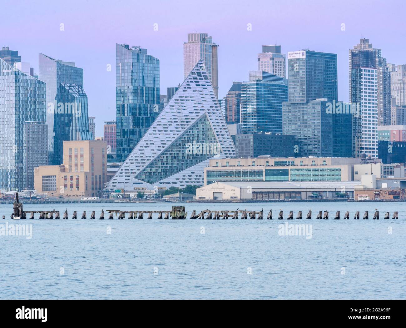 New York, NY - USA- June 8, 2021: Landscape view of Manhattan's ...