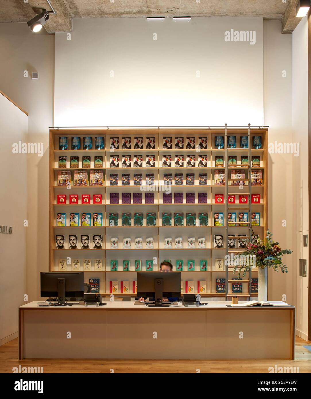 Reception area. Pan Macmillan offices, London, United Kingdom ...