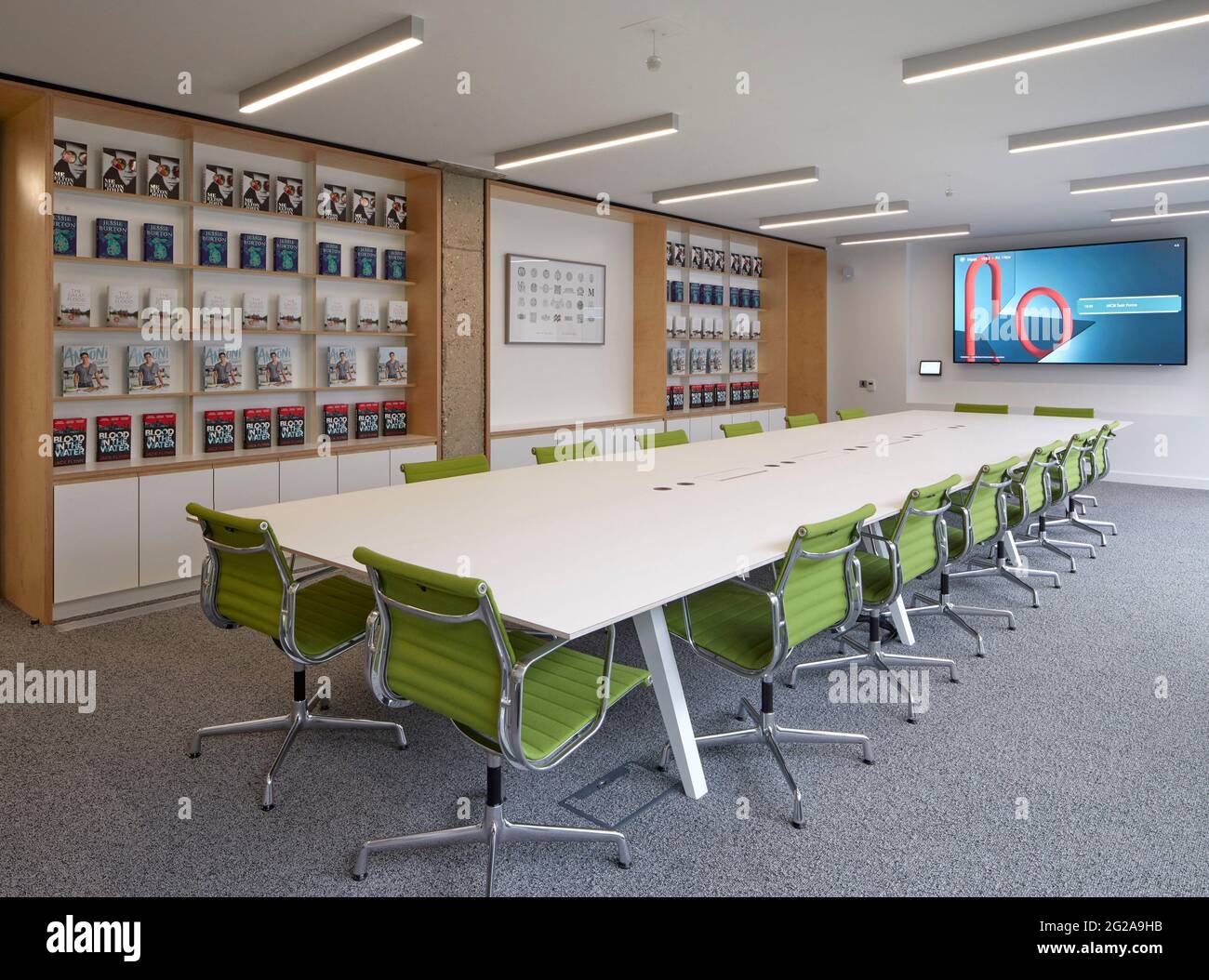 Boardroom. Pan Macmillan offices, London, United Kingdom. Architect ...