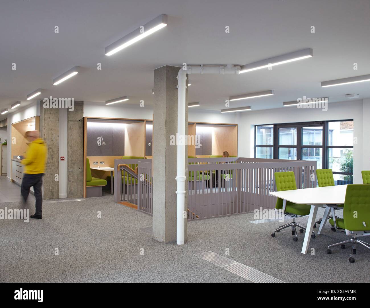 Office cubicle floor plan hi-res stock photography and images - Alamy