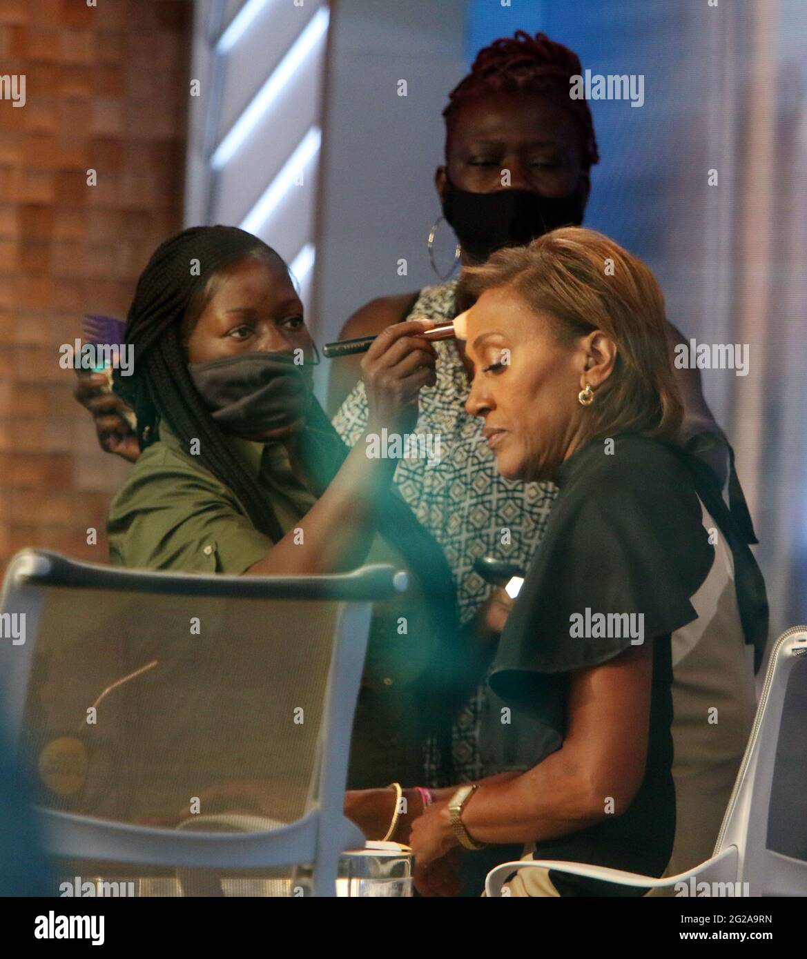 New York, NY, USA. 09th June, 2021. Robin Roberts, on the set of Good ...