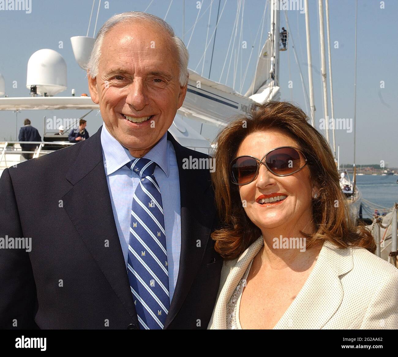 JOE AND LUCIANA VITTORIA OWNERS OF MIRABELLA V THE WORLD LARGEST SINGLE ...