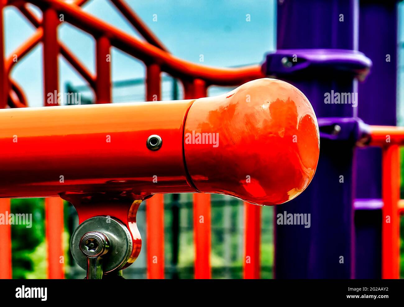 Colorful lines and shapes in a children’s playground Stock Photo - Alamy