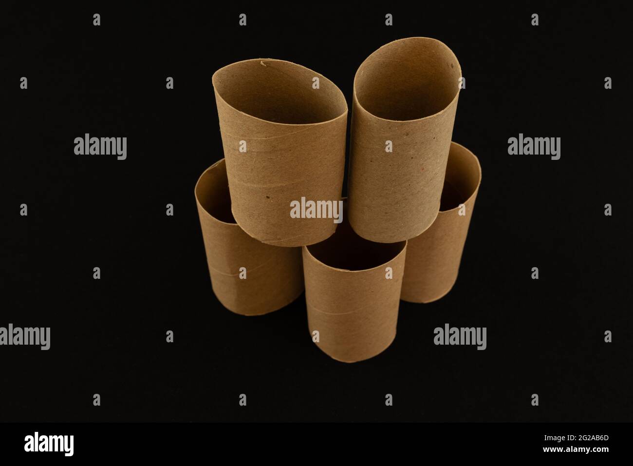 Closeup shot cardboard rolls hi-res stock photography and images - Alamy