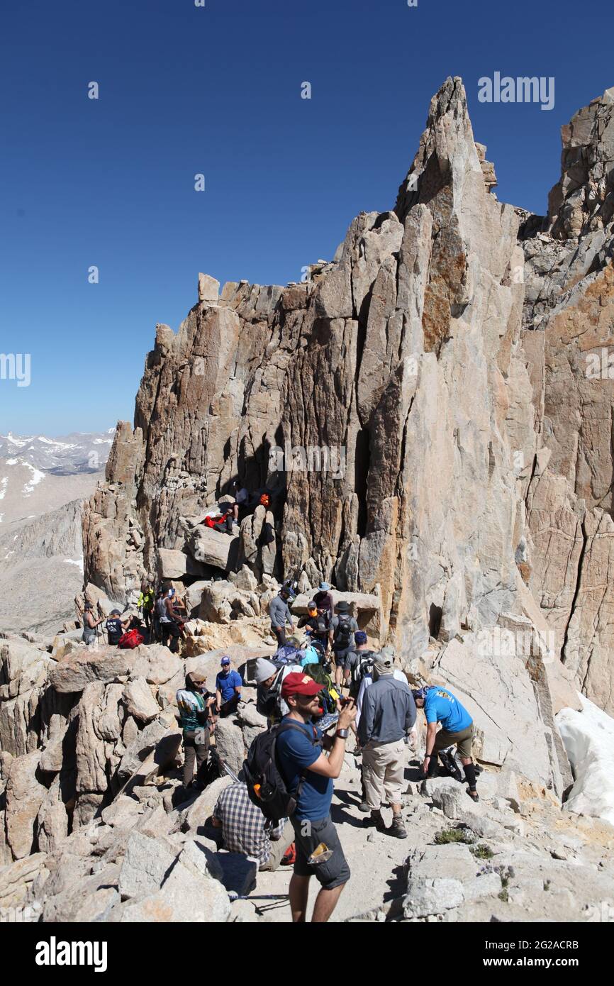 Mount whitney trail crest hi-res stock photography and images - Alamy