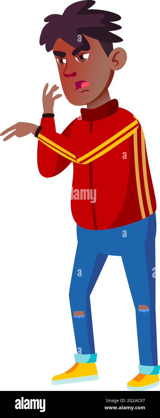 african boy shouting on brother cartoon vector Stock Vector Image & Art ...