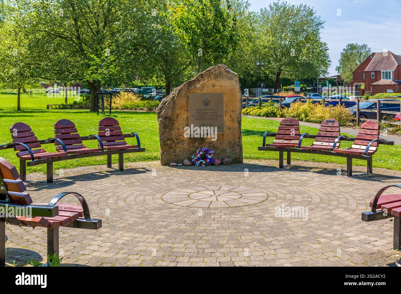 War Memorial Garden in Abbey Park, Pershore, Worcestershire, England ...