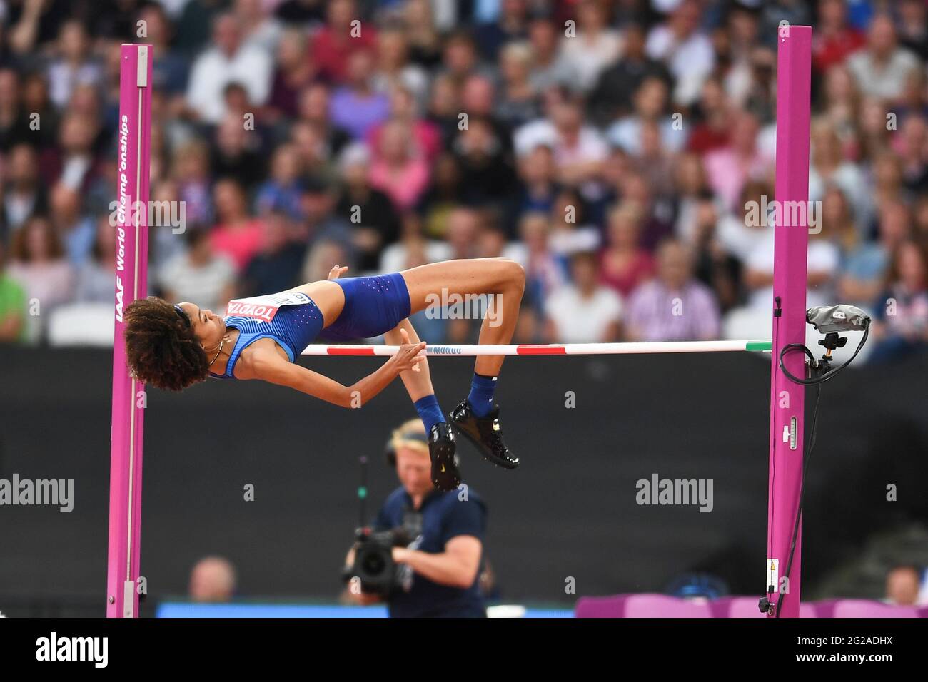 Vashti Cunningham (USA). High Jump Finals. IAAF World Championships ...