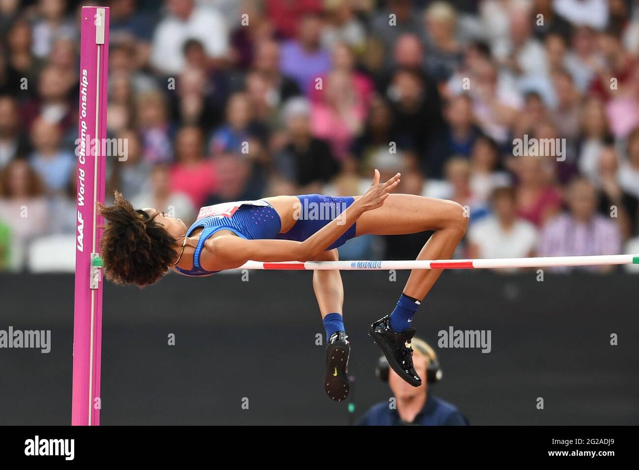 Vashti Cunningham (USA). High Jump Finals. IAAF World Championships ...