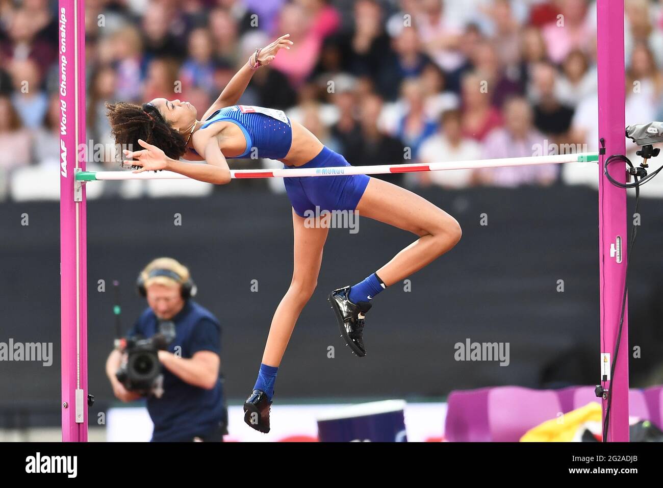 Vashti Cunningham High Jump High Resolution Stock Photography and ...