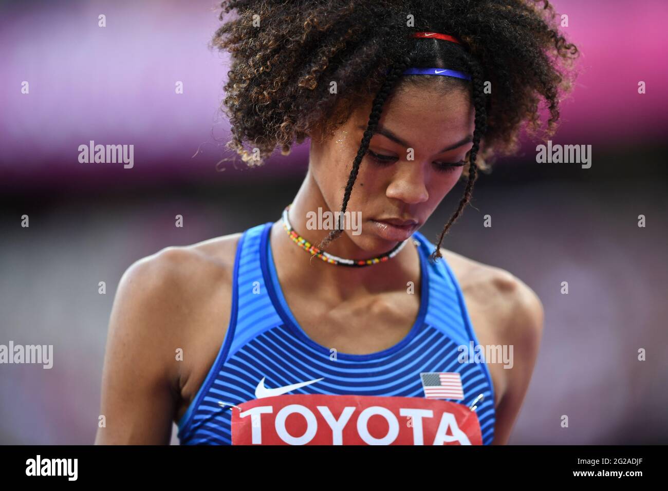 Vashti Cunningham (USA). High Jump Finals. IAAF World Championships ...
