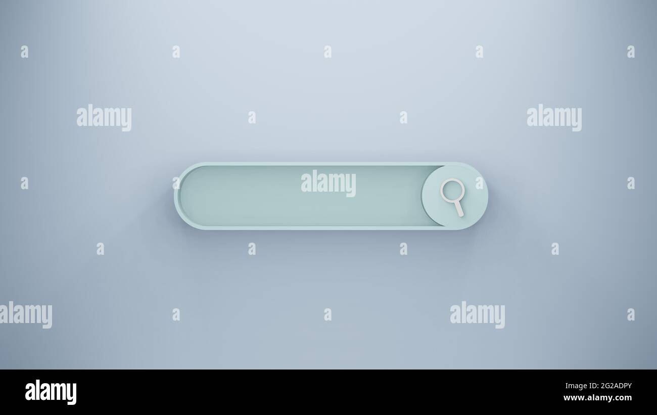 3d minimal blank search bar hi-res stock photography and images - Alamy