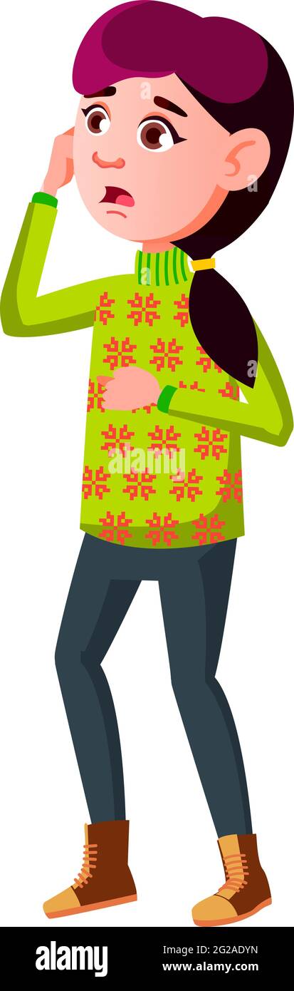 Shocked Girl Clipart
