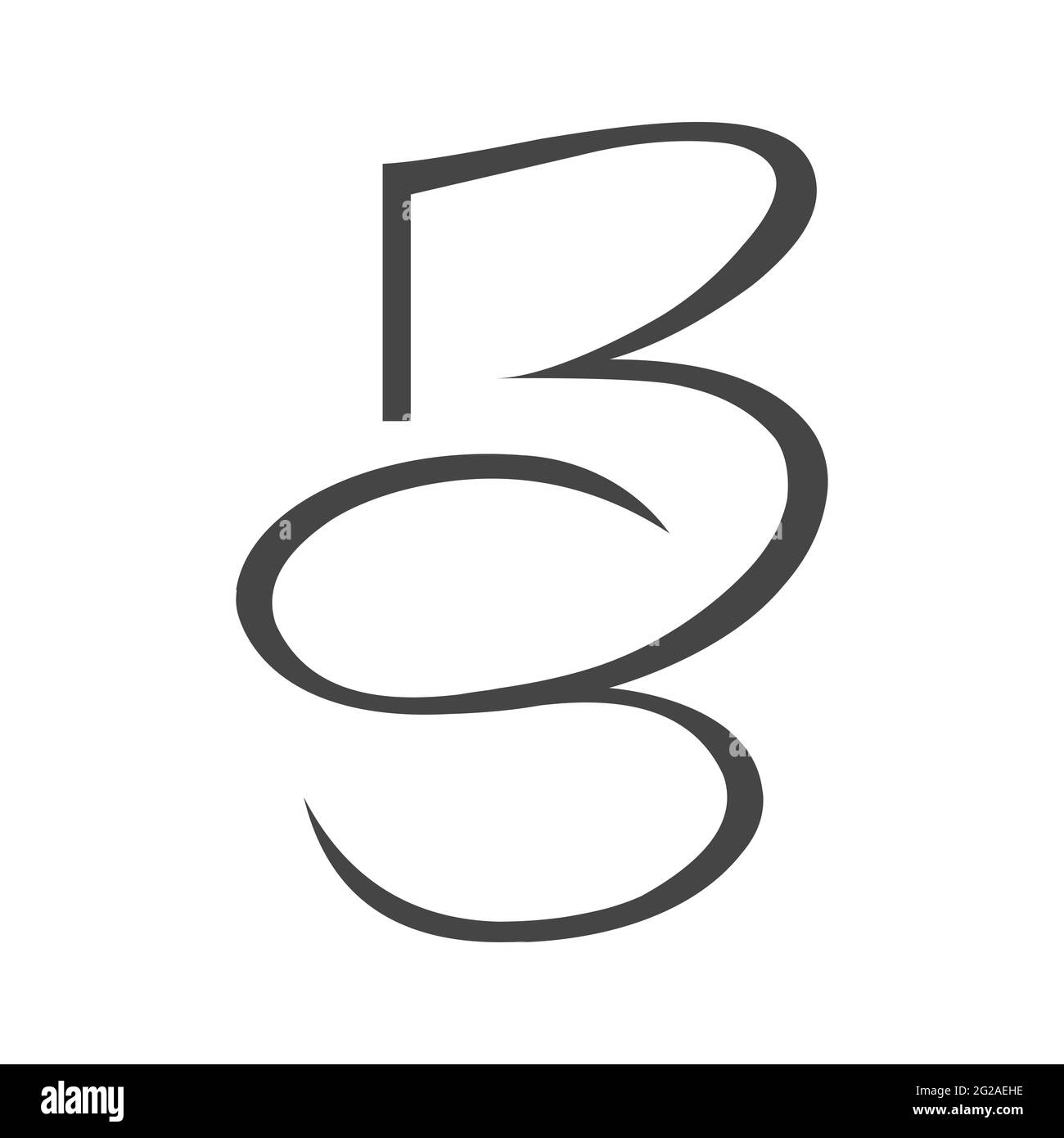 Alphabet Initials logo BS, SB, S and B Stock Vector Image & Art - Alamy