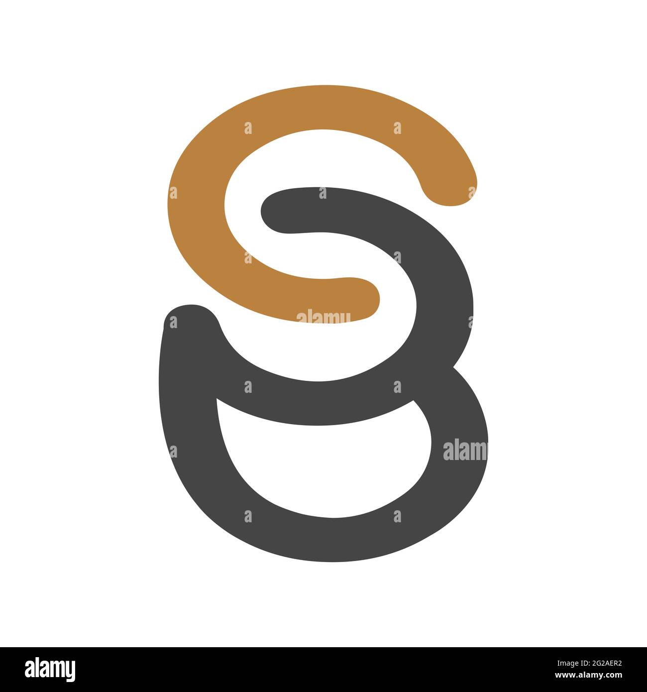 Alphabet Initials logo BS, SB, S and B Stock Vector Image & Art - Alamy