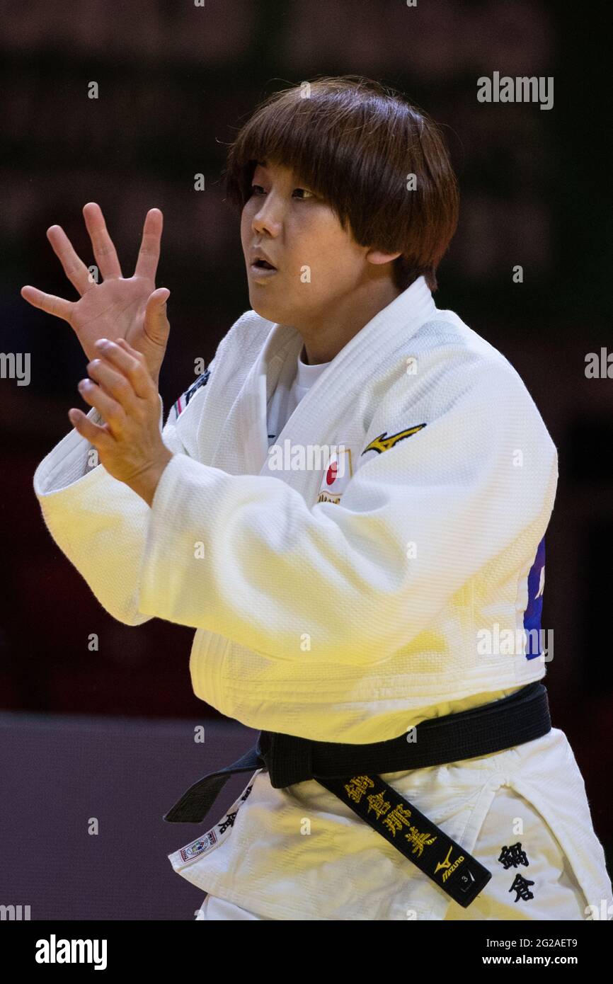 Japan's Nami Nabekura women -63 vs Venezuela's Anriquelis Barrios women ...