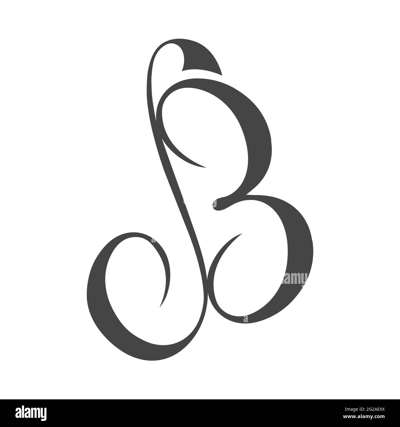 Alphabet Initials logo BS, SB, S and B Stock Vector Image & Art - Alamy