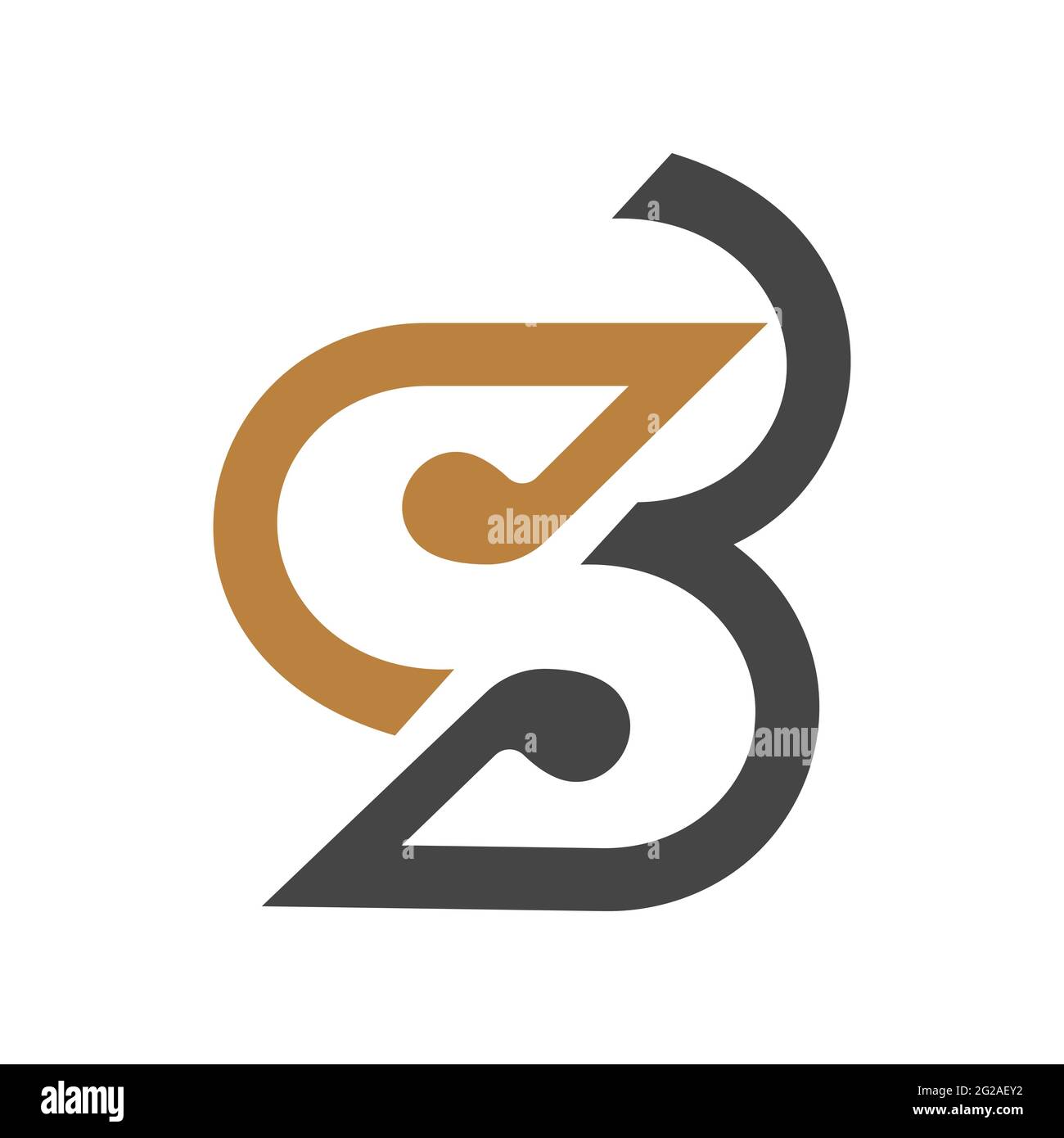 Alphabet Initials logo BS, SB, S and B Stock Vector Image & Art - Alamy