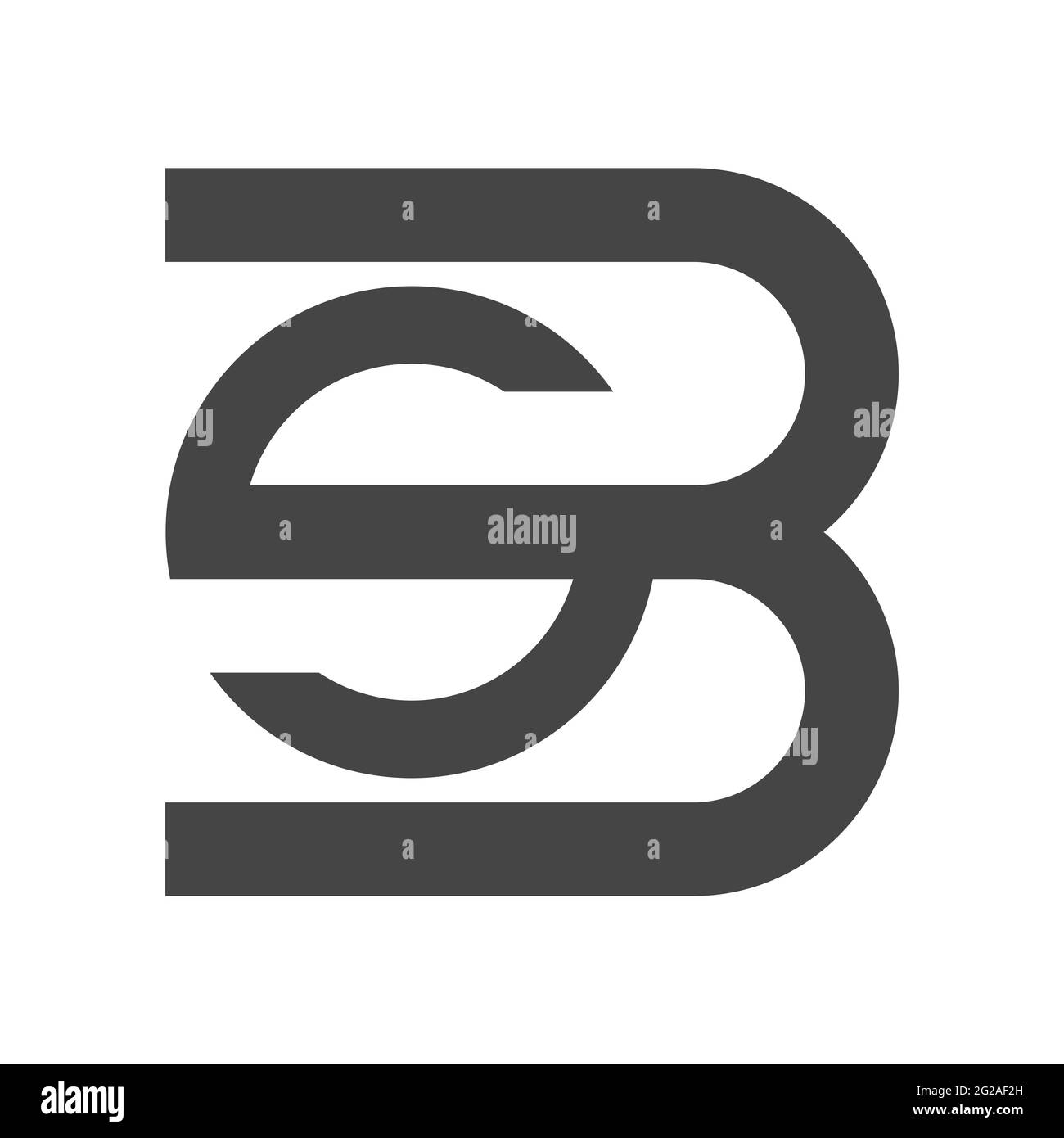 Alphabet Initials logo BS, SB, S and B Stock Vector Image & Art - Alamy