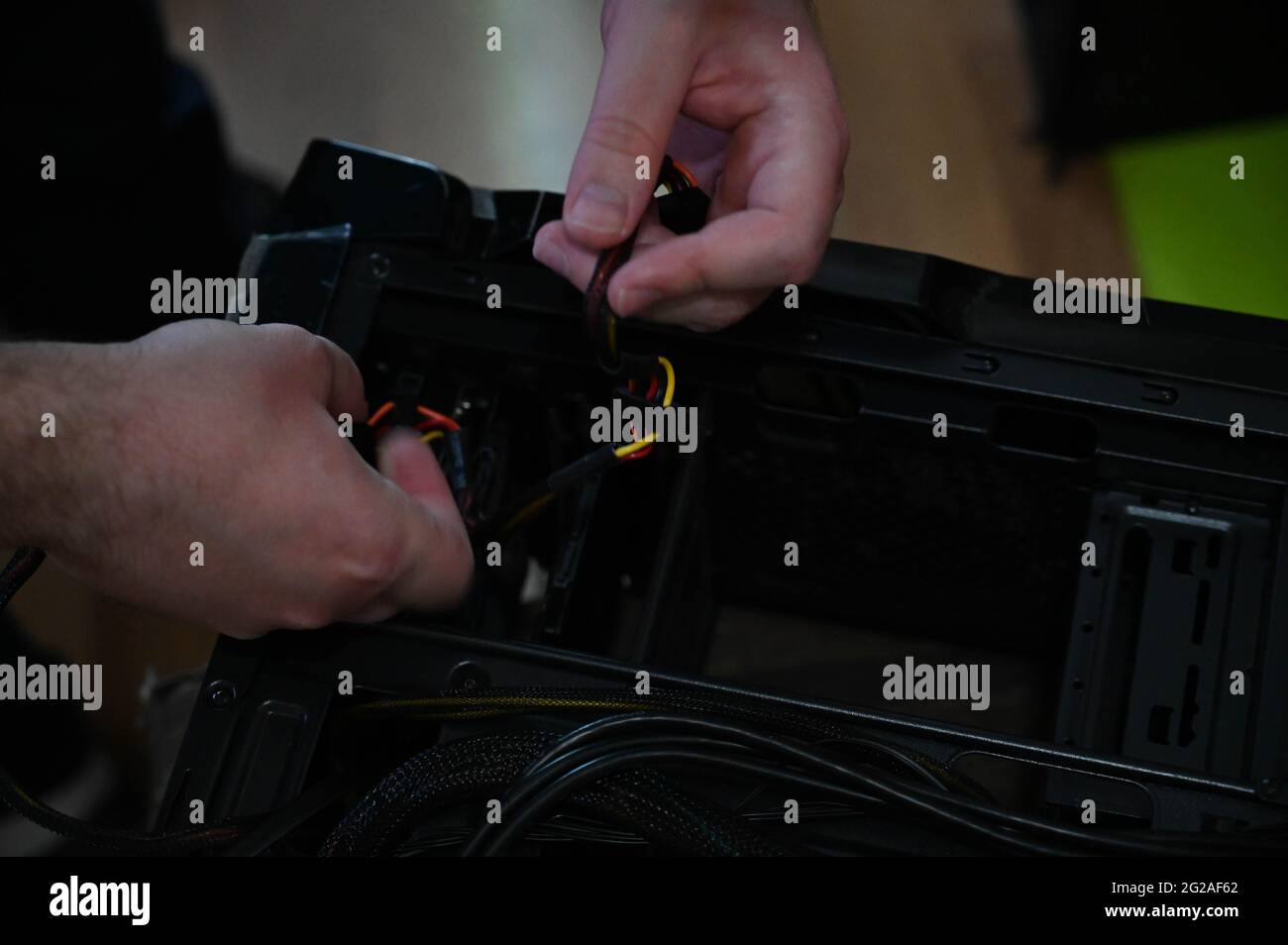 Hard disk drive in hands hi-res stock photography and images - Alamy