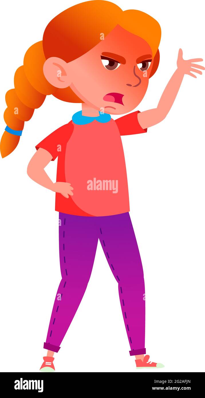 Cartoon Girl Screaming